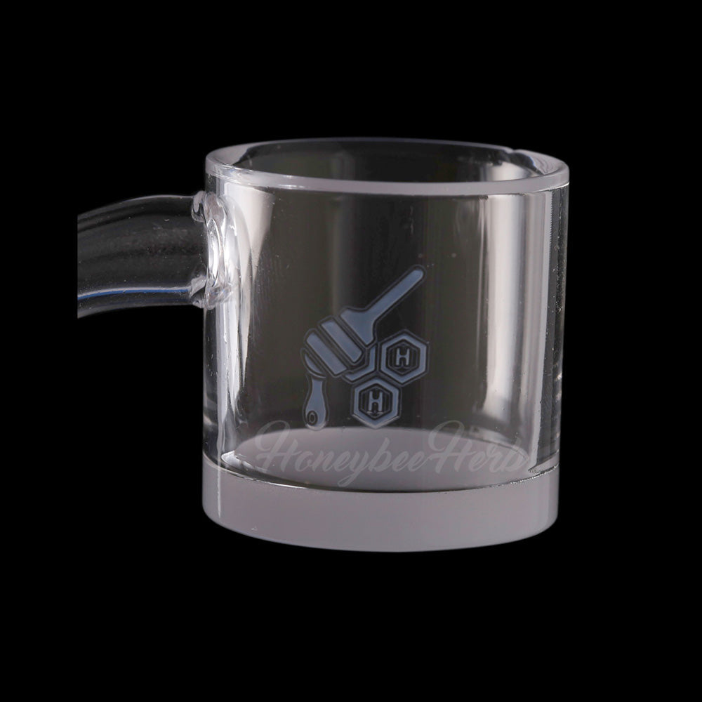 HONEY & MILK XL BEVEL QUARTZ BANGER - 90° DEGREE | YL – Ceramic Smokeware
