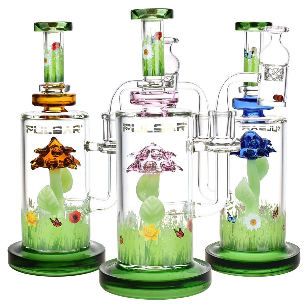Pulsar The Power Of Flower Dab Rig Set w/ Carb Cap | 9" | 14mm F ...