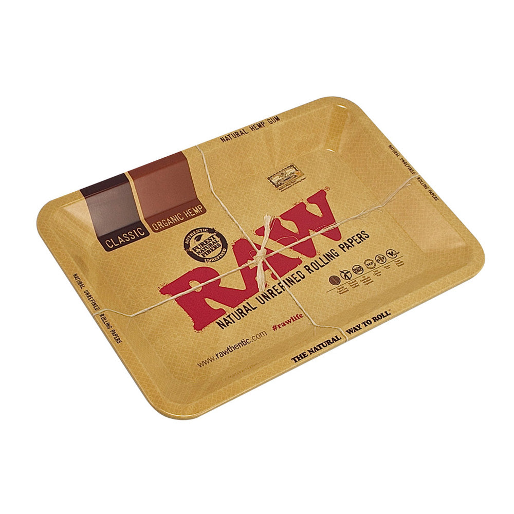 Raw Aluminum High Sided Rolling Tray - Mini 7" x 5" – Ceramic Smokeware