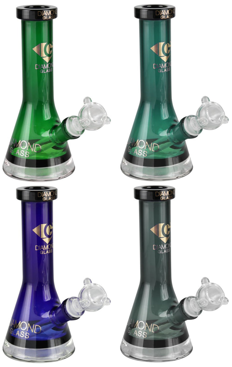 Beast Mini Beaker - 8" / 14mm F / Asst Colors – Ceramic Smokeware