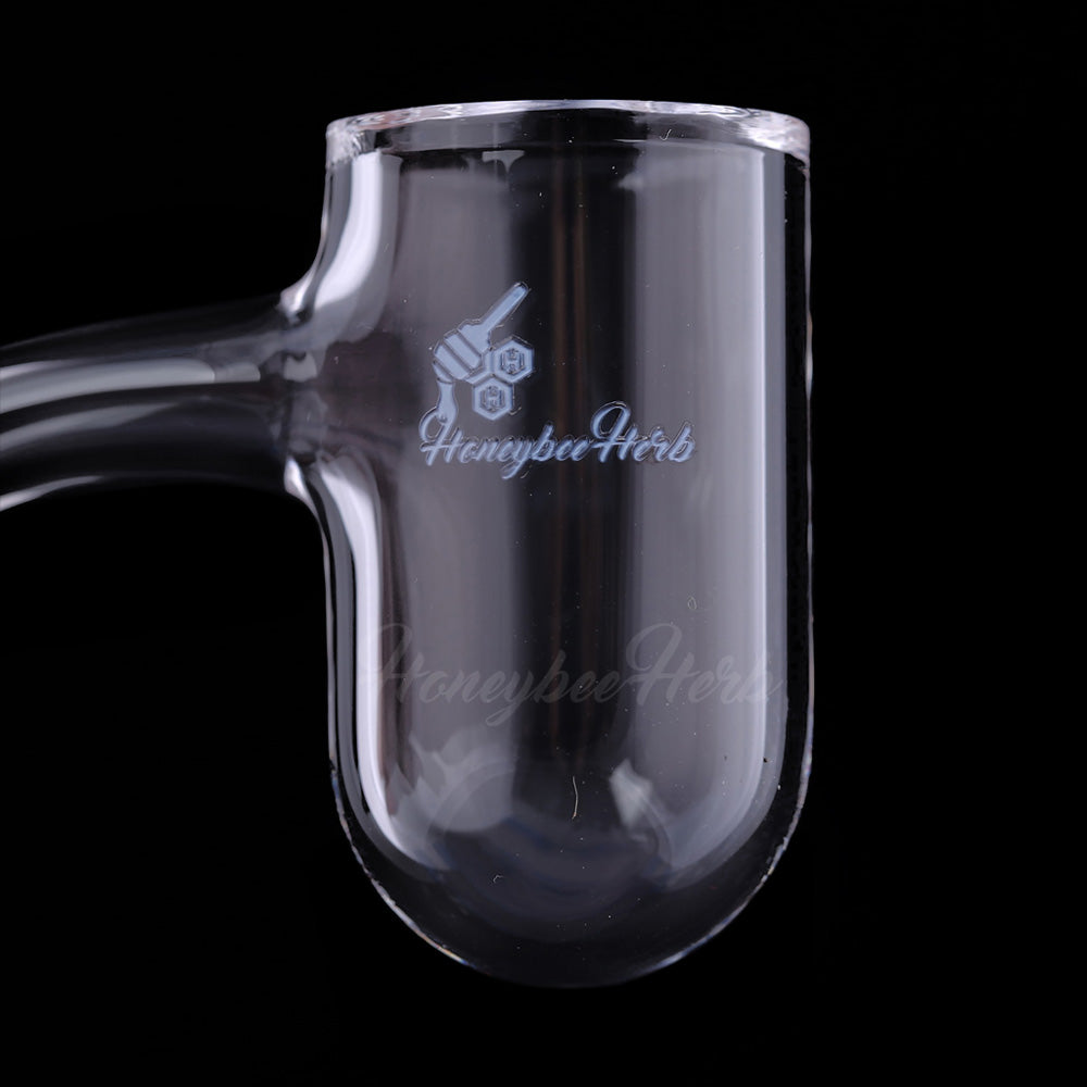 HONEY BEVEL DEEP BOWL QUARTZ BANGER - 45° DEGREE | BL – Ceramic Smokeware