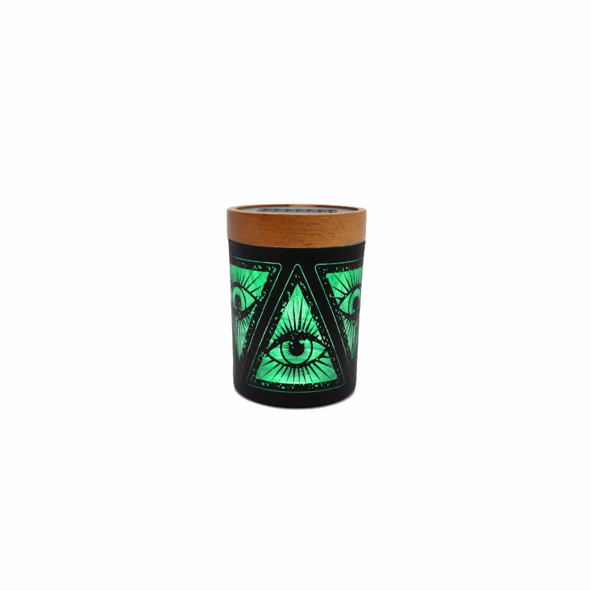 Illuminati Green Stash Jar – Ceramic Smokeware