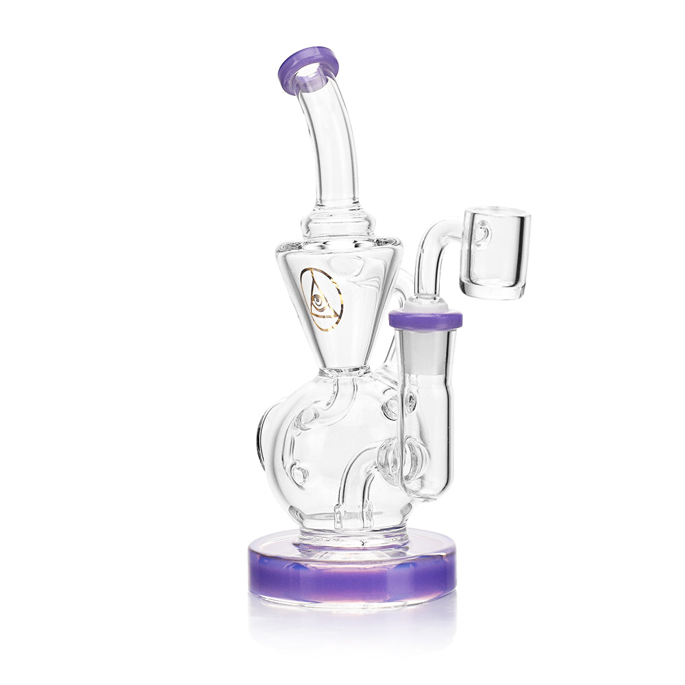 Air Bender Bubble-Cycler Concentrate Rig - Slime Purple – Ceramic Smokeware