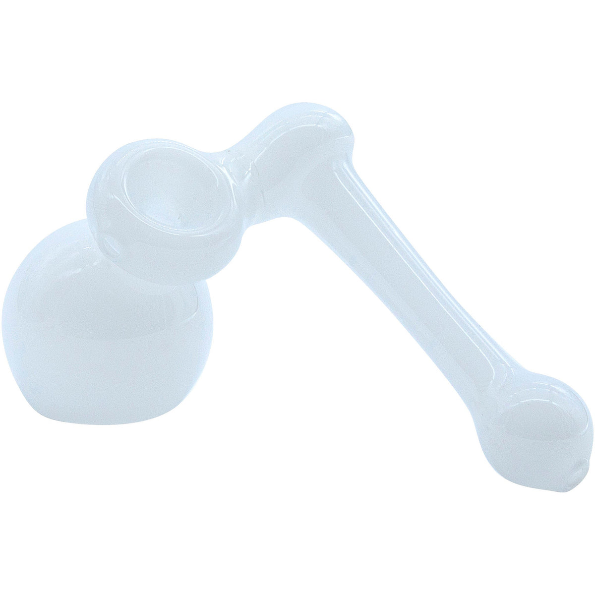 Ivory Sidecar Glass Sidecar Bubbler Pipe – Ceramic Smokeware