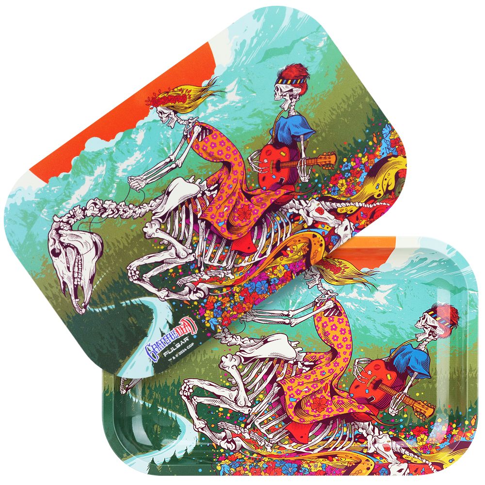 Grateful Dead Rolling Tray & Lid Kit - Dead Horse / 11" x 7" – Ceramic ...