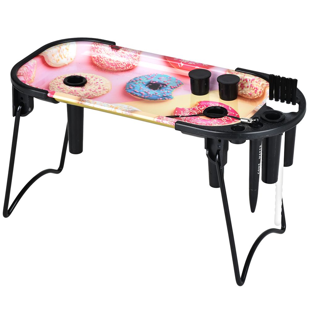 Metal Rolling Tray & Cone Loader Kit - Donut / 9.25"x 4.2" – Ceramic ...