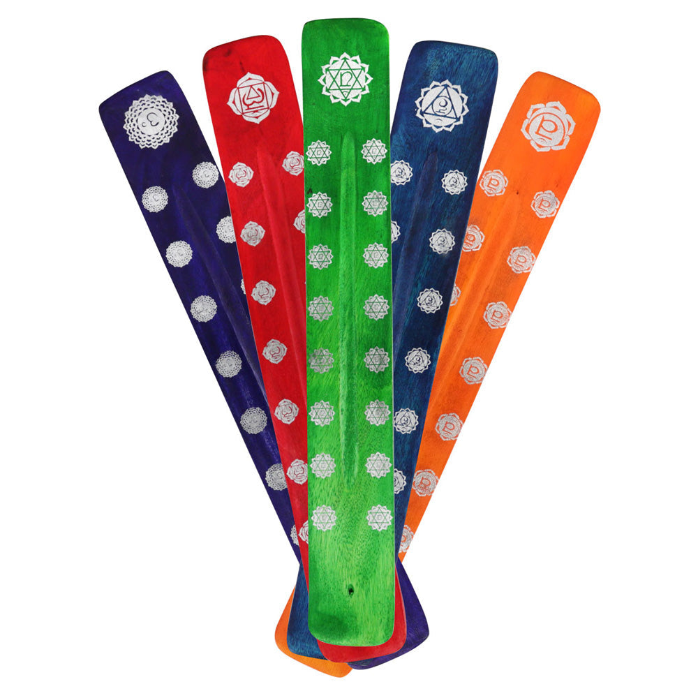 Incense Burners - 10" / Chakra Colors - 7PC SET – Ceramic Smokeware