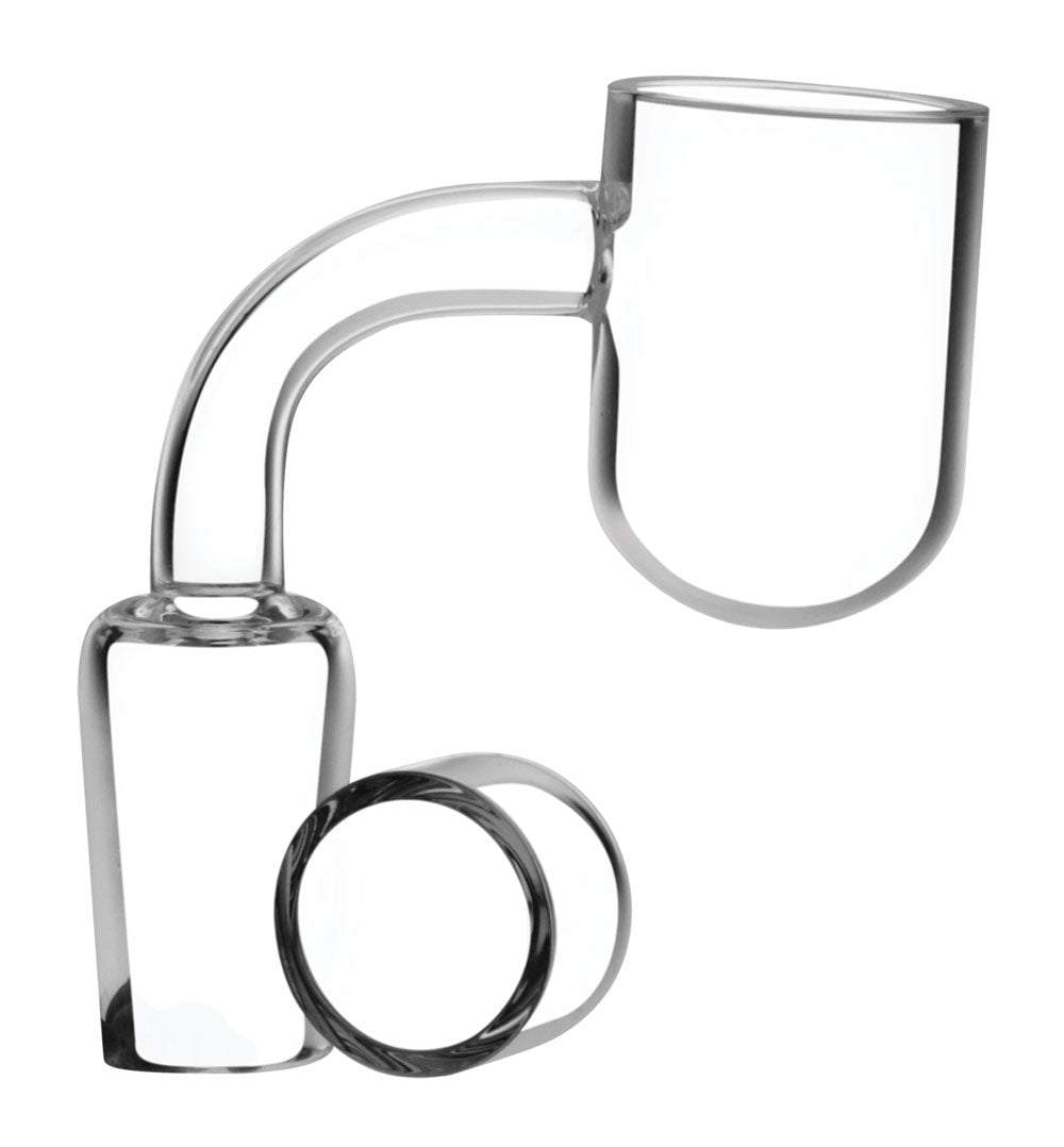 Rounded Bucket Banger w/ Quartz Insert – Ceramic Smokeware