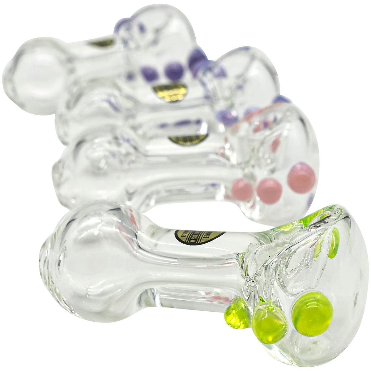 LA Pipes Thick Glass Spoon Pipe – Ceramic Smokeware