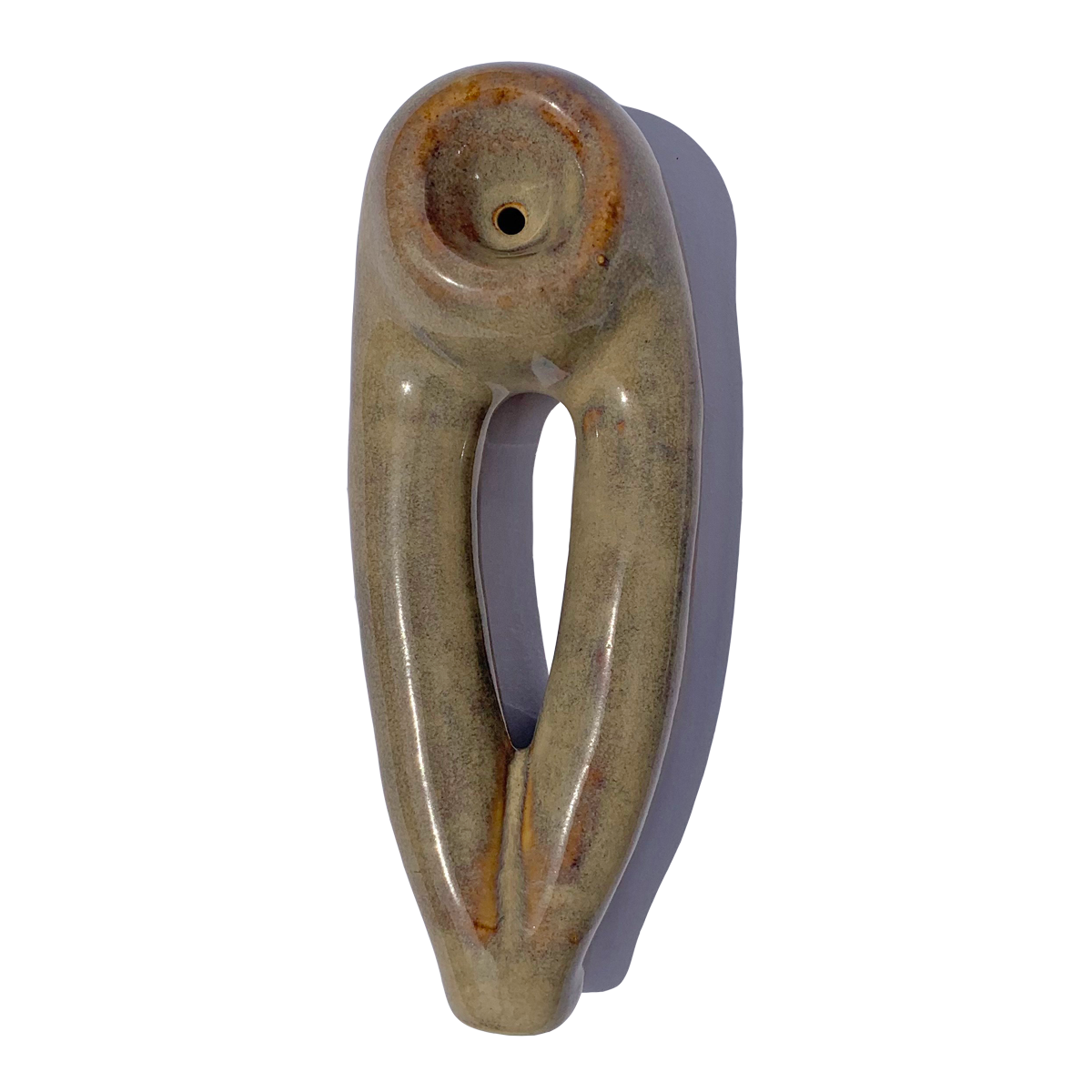 Double Barrel Pipe – Ceramic Smokeware