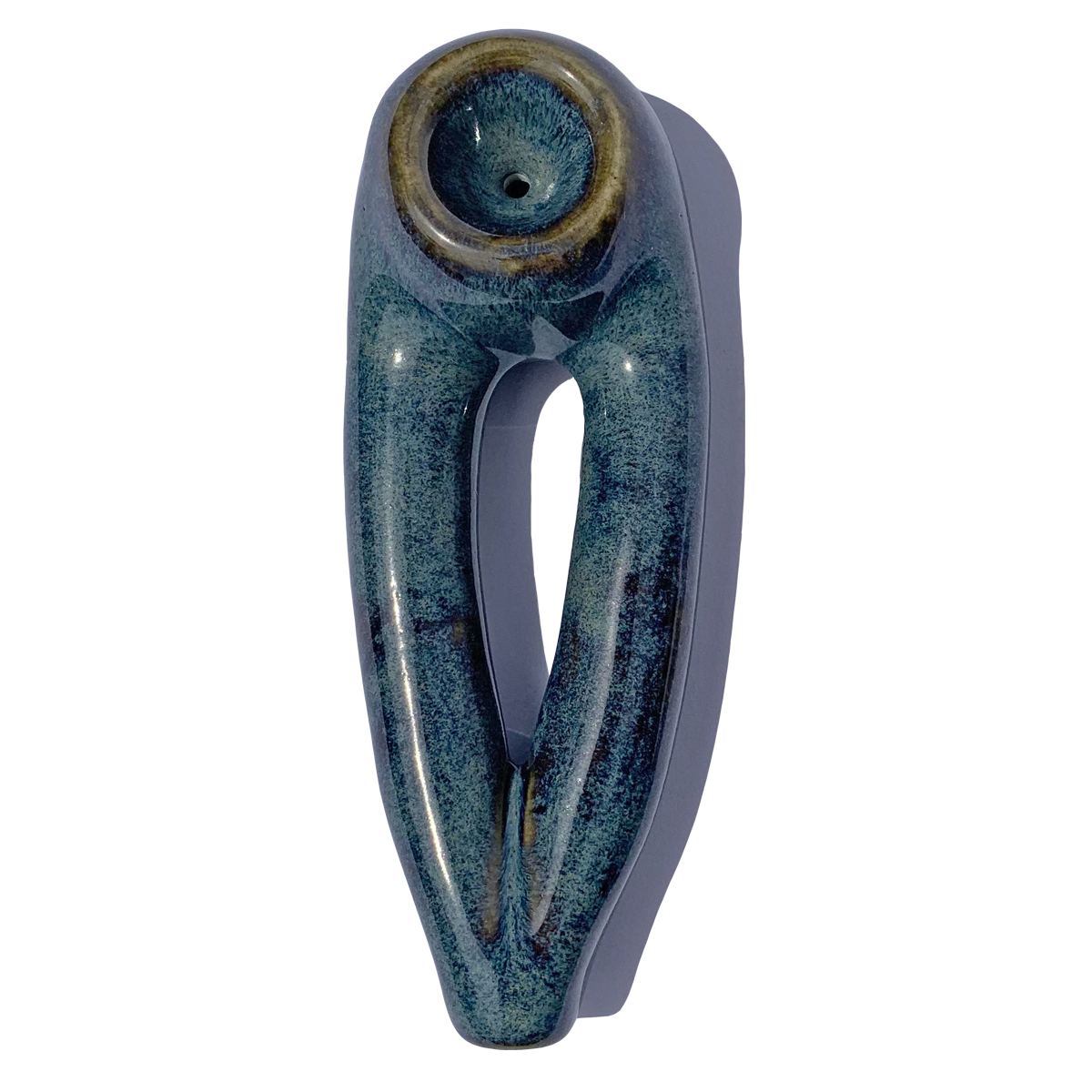 Double Barrel Pipe – Ceramic Smokeware