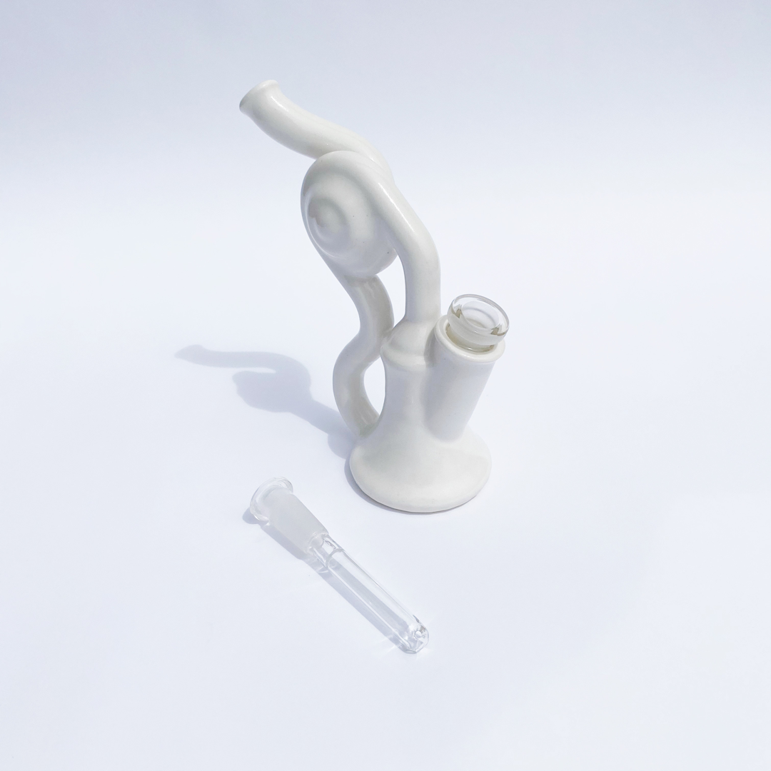 Iro Ceramic Recycler Rig – Ceramic Smokeware