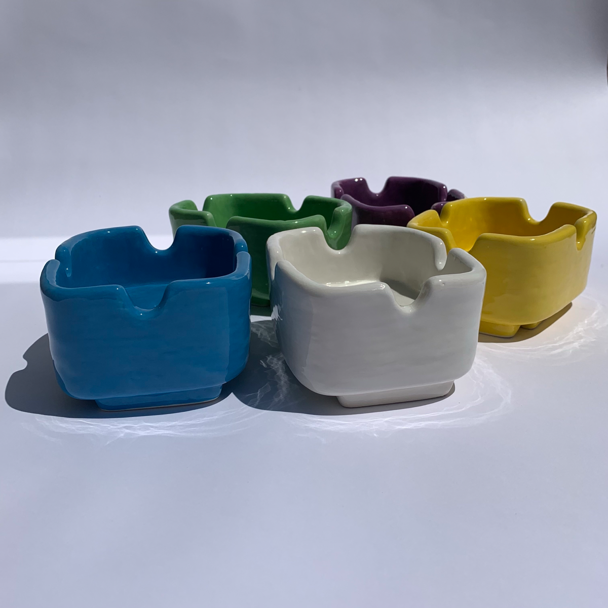 Glow in the Dark Ceramic Ashtray – Ceramic Smokeware